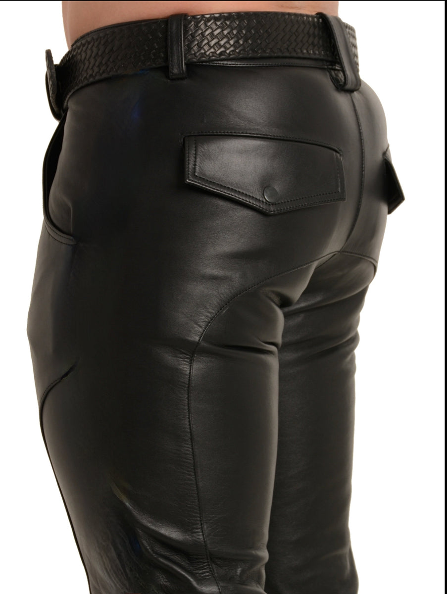 NYPD Black Trousers (BLK) – Spitfire Leather