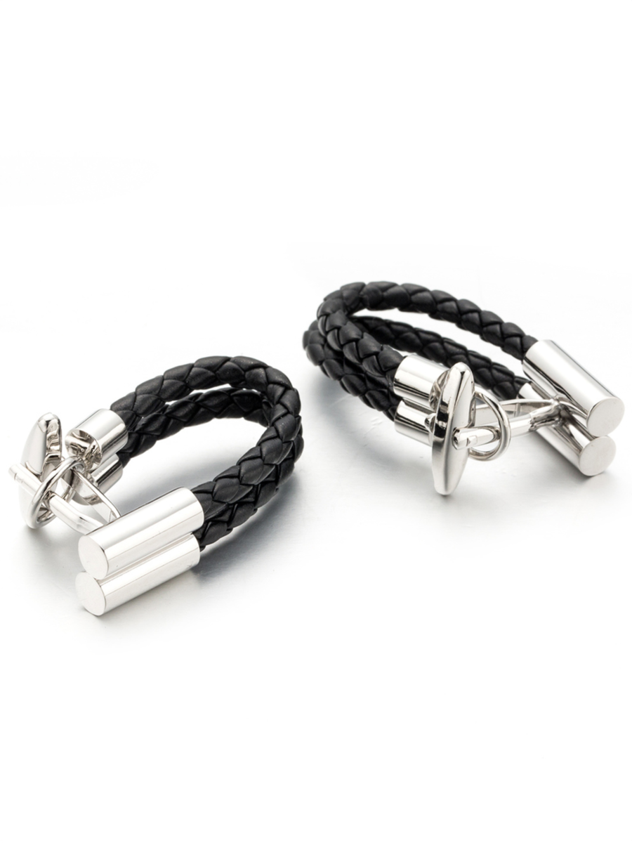 ESQ Cufflinks – Spitfire Leather